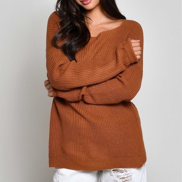 Sweaters | Reversible Rust Colored Sweater | Poshmark